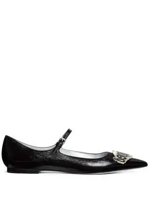 Dsquared2 Gothic Leather Ballerinas