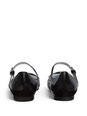 Dsquared2 Gothic Leather Ballerinas