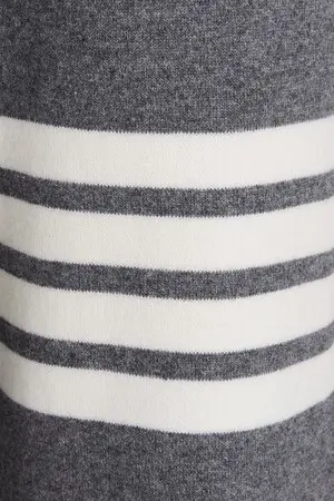 Thom Browne Cashmere-blend Track Pants - Gray