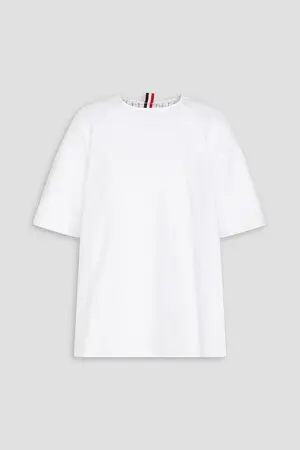 Thom Browne Oxford Paneled Cotton-poplin Top