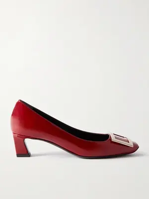 ROGER VIVIER Trompette 45 Patent-leather Pumps - Red