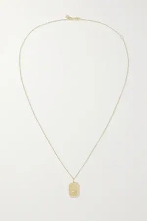 SYDNEY EVAN Icon Diamond And 14-karat Necklace