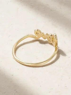 SYDNEY EVAN Love 14-karat Diamond Ring - Gold