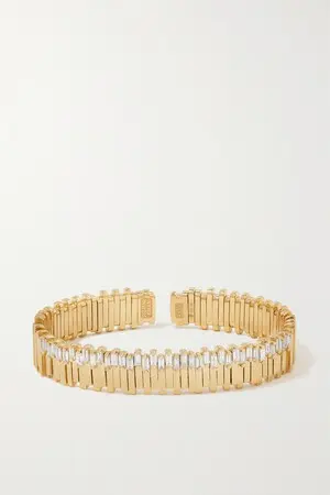 SUZANNE KALAN 18-karat Diamond Bracelet - Gold