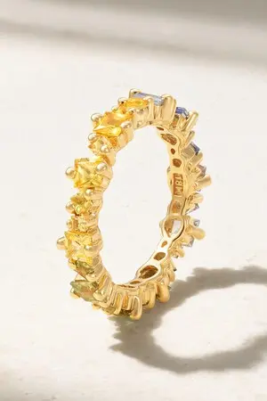 SUZANNE KALAN 18-karat Sapphire Ring - Gold