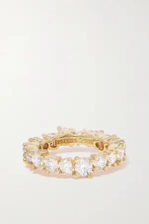 SUZANNE KALAN Eternity 18-karat Diamond Ring - Gold