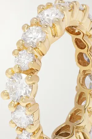 SUZANNE KALAN Eternity 18-karat Diamond Ring