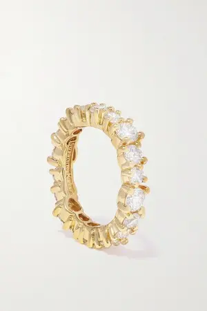 SUZANNE KALAN Eternity 18-karat Diamond Ring