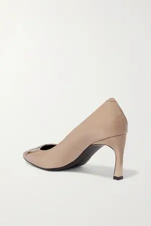ROGER VIVIER Belle Vivier Trompette 70 Patent-leather Pumps - Neutrals