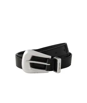 Saint Laurent Leather Belt - Black