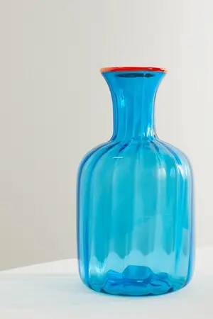 La DoubleJ Murano Glass Carafe - Blue