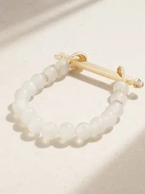 ANANYA Chakra 18-karat Multi-stone Bracelet - Gold
