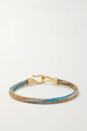 OLE LYNGGAARD COPENHAGEN Life 18-karat And Rope Bracelet - Gold