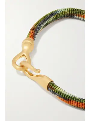 OLE LYNGGAARD COPENHAGEN Life 18-karat And Rope Bracelet