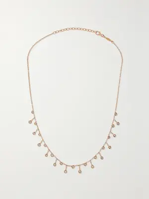 Jacquie Aiche 14-karat Diamond Necklace - Gold
