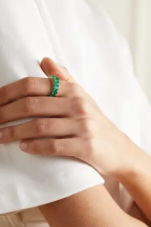 Shay 18-karat Emerald Ring