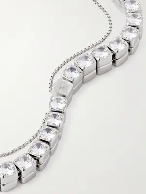 JIL SANDER Tone Crystal Necklace