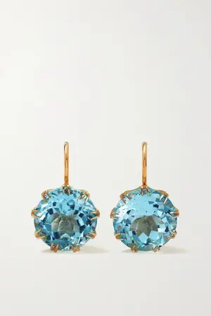 Ileana Makri Crown Topaz & 18-karat Earrings - Gold