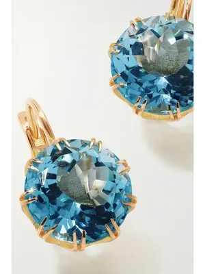 Ileana Makri Crown Topaz & 18-karat Earrings
