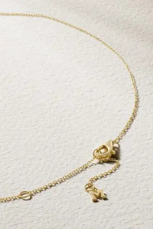 Mateo Wave 14-karat Diamond Necklace