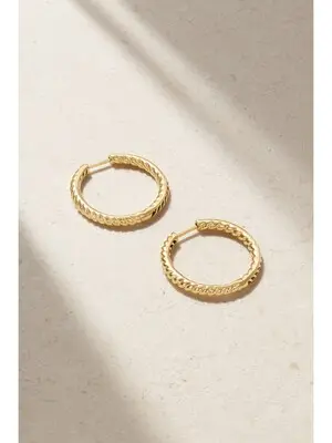 ANITA KO Zoe 18-karat Hoop Earrings - Gold