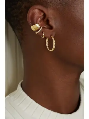 ANITA KO Zoe 18-karat Hoop Earrings - Gold