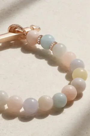 ANANYA Chakra Rose Multi-stone Bracelet - Gold