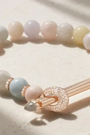 ANANYA Chakra Rose Multi-stone Bracelet - Gold