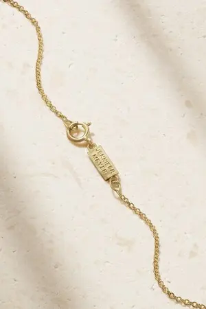 JENNIFER MEYER Initial 18-karat Diamond Necklace
