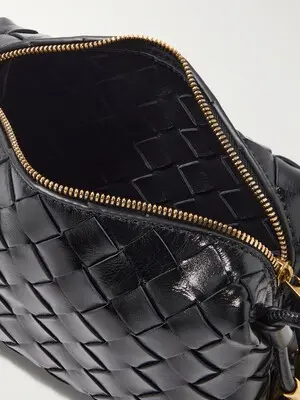 Bottega Veneta Loop Mini Intrecciato Leather Bag