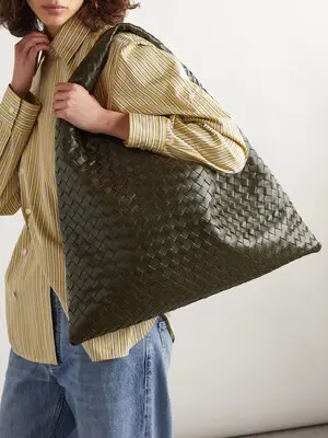 Bottega Veneta Hop Large Shoulder Bag - Green