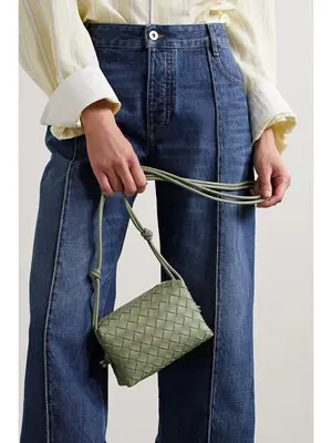 Bottega Veneta Loop Mini Crossbody Bag - Green