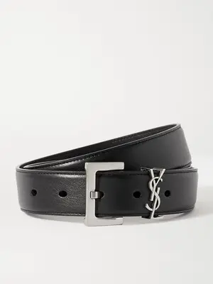 Saint Laurent Silver Tone Belts For Women