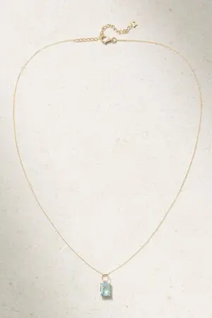 Mateo 14-karat Topaz Necklace