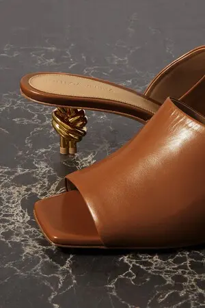 Bottega Veneta Knot Leather Mules
