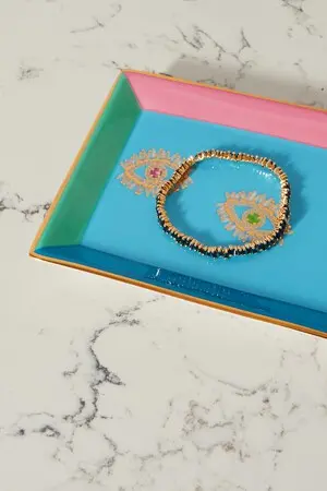 SUZANNE KALAN Jonathan Adler Porcelain Jewelry Tray