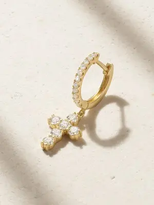 ANITA KO 18-karat Diamond Single Earring - Gold