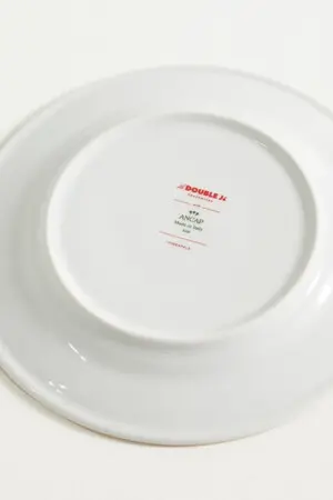 La DoubleJ Set Of Two Gold-plated Porcelain Dessert Plates