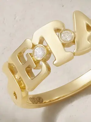 Yvonne Léon Je T'aime 9-karat Diamond Ring