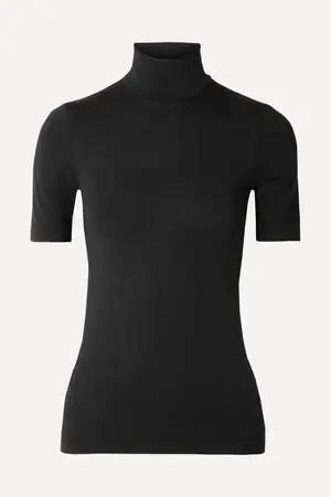 Wolford Aurora Modal-blend Jersey Turtleneck Top