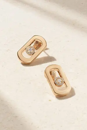 Messika Move Citizen 18-karat Diamond Earrings - Gold