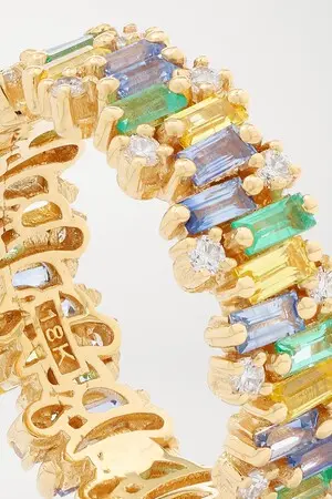 SUZANNE KALAN 18-karat Multi-stone Ring