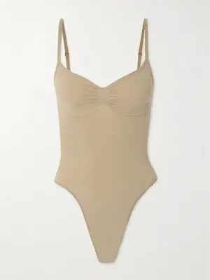 SKIMS Seamless Sculpt Thong Bodysuit - Neutrals