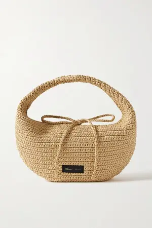 Khaite Raffia Shoulder Bags