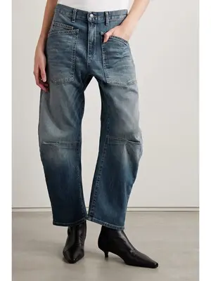 NILI LOTAN Shon Boyfriend Jeans - Blue