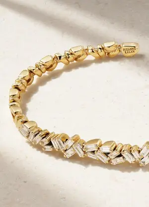 SUZANNE KALAN 18-karat Diamond Cuff