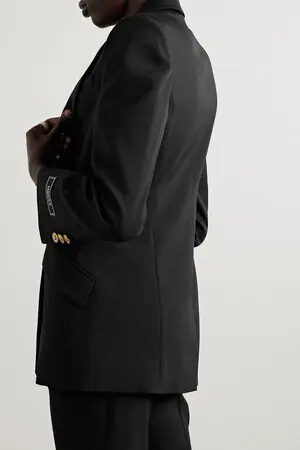 Versace Icons Wool-blend Blazer - Black