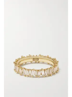 SUZANNE KALAN 18-karat Diamond Eternity Ring - Gold