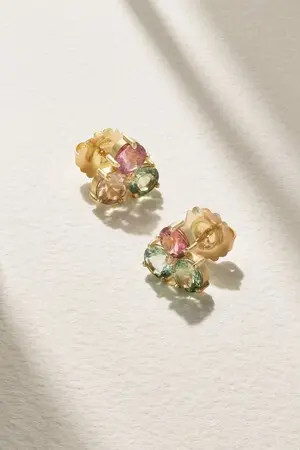 Irene Neuwirth Gemmy Gem 18-karat Tourmaline Earrings - Gold