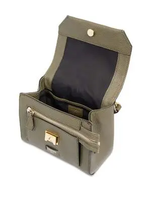LANCEL Mini Leather Crossbody Bag - Green